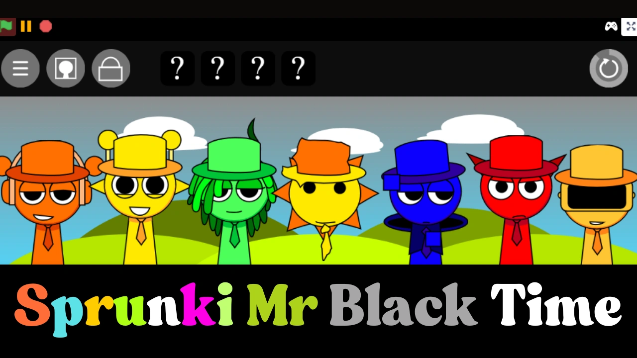 Sprunki Mr Black Time